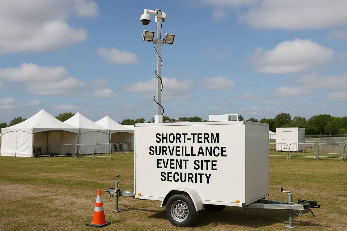 How Short-Term Surveillance Enhances Security for Events and Sites